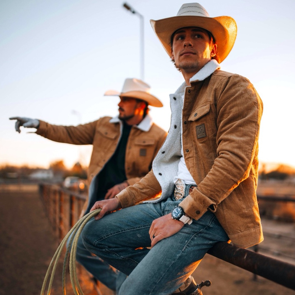 Roper Corduroy Sherpa Lined Jacket - Gem